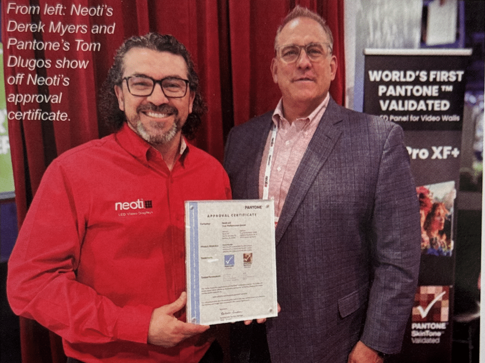 NAB Show Daily: New Neoti LED Display is Pantone Validated | Neoti